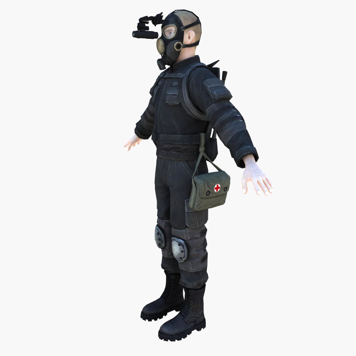 navy seal 3d model