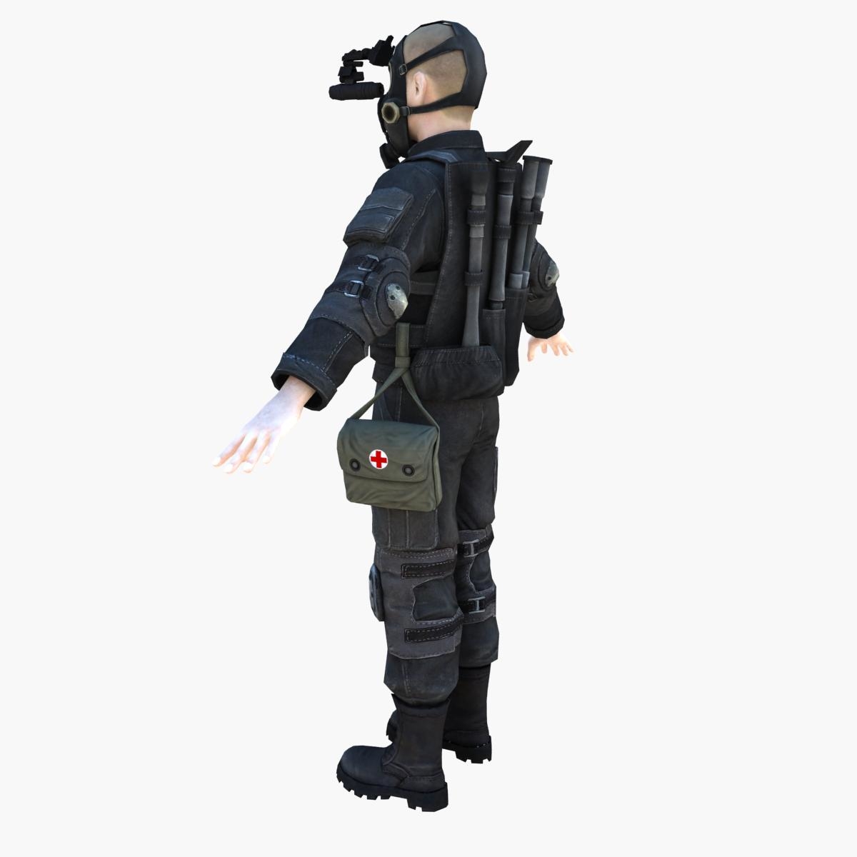 navy seal 3d model