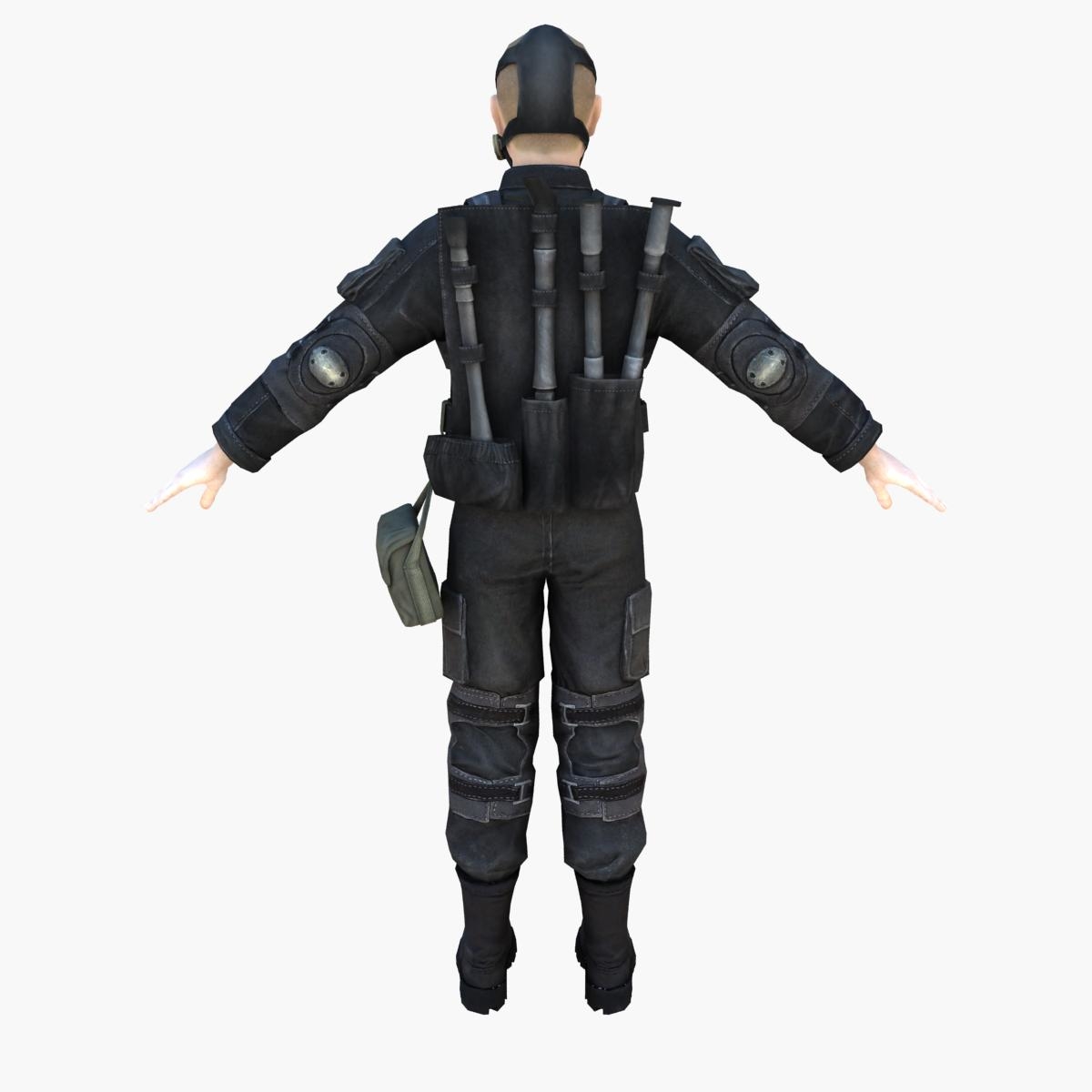 navy seal 3d model