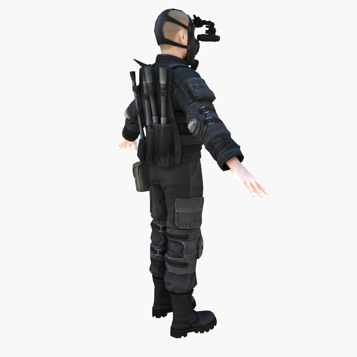 navy seal 3d model