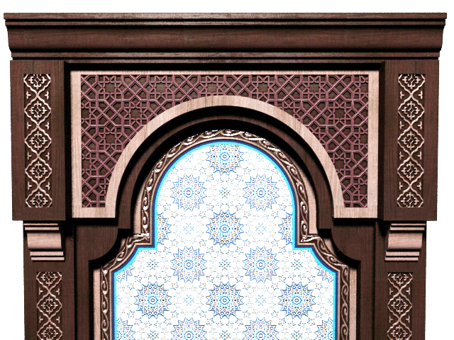 3d islamic arch
