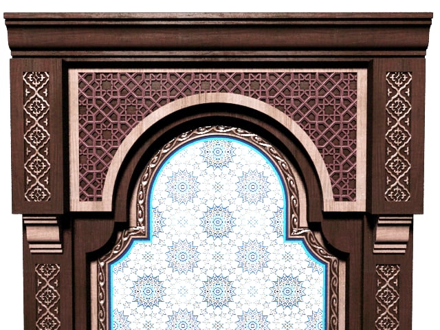 3d islamic arch