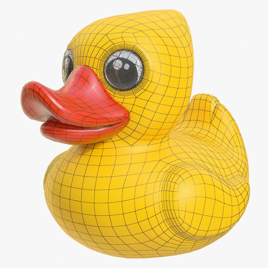 3d rubber duck model