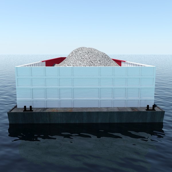 3d aggregate barge