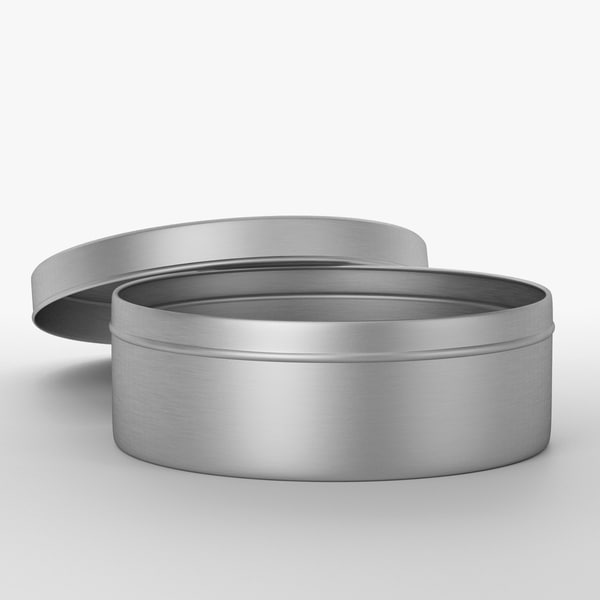 3d model metal tin 2