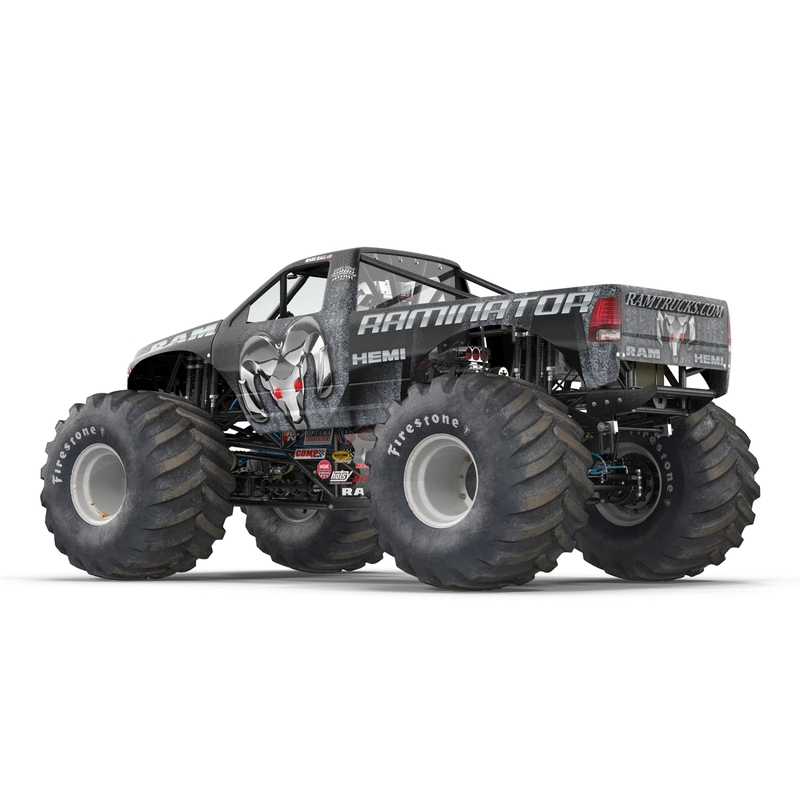monster truck raminator rigged max