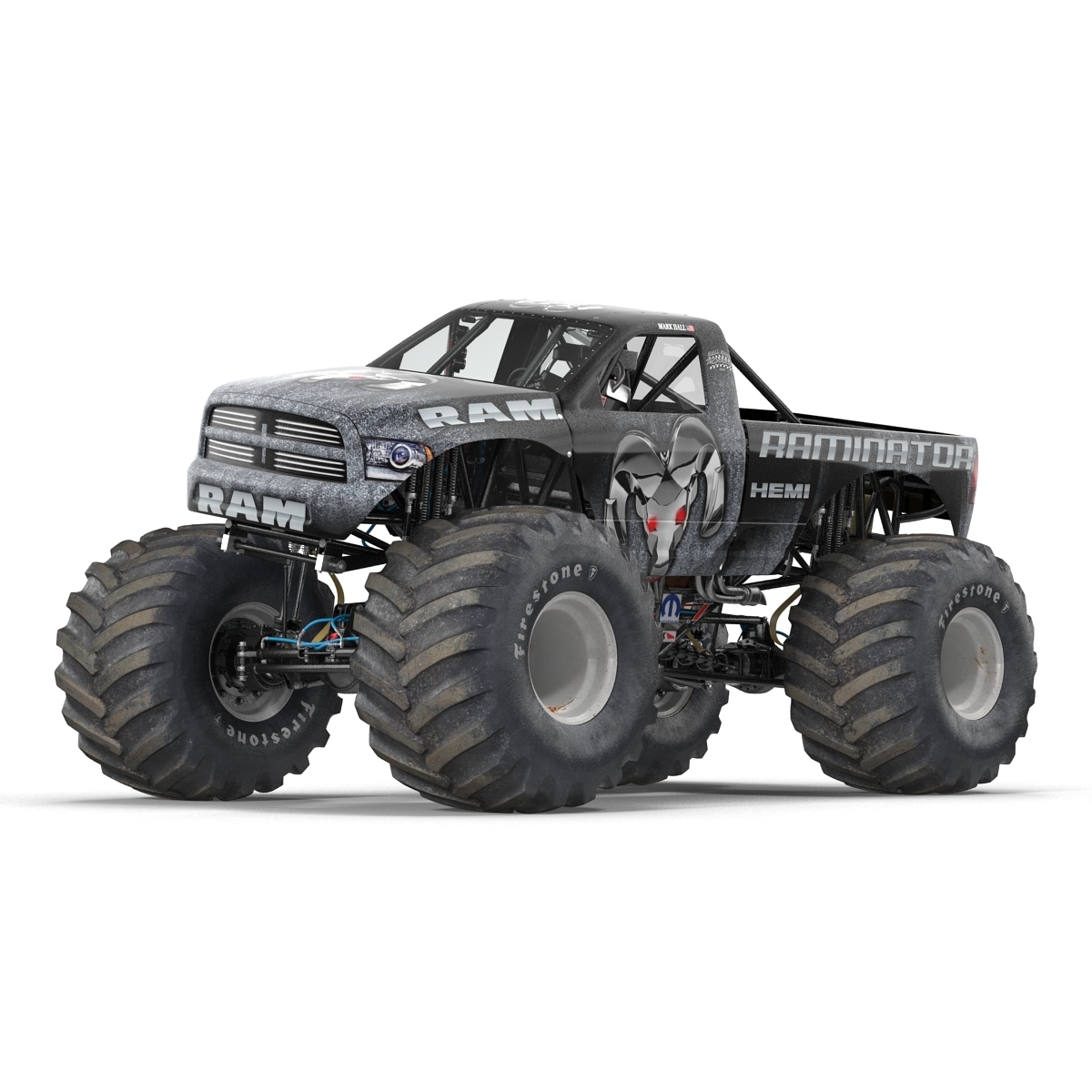 monster truck raminator rigged max