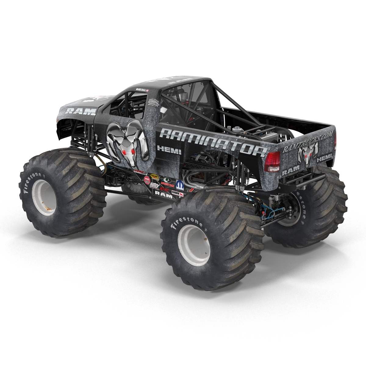 monster truck raminator rigged max