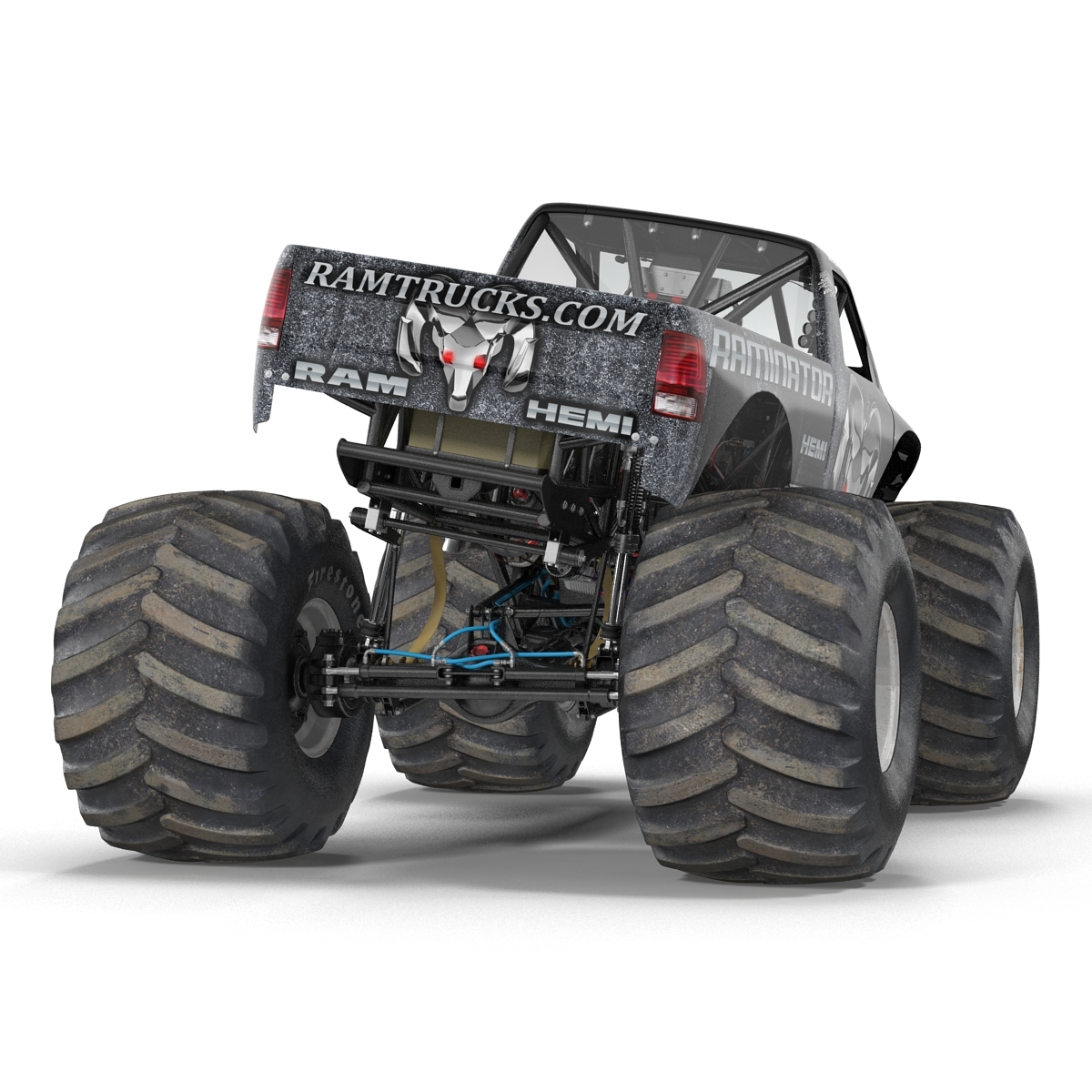 monster truck raminator rigged max