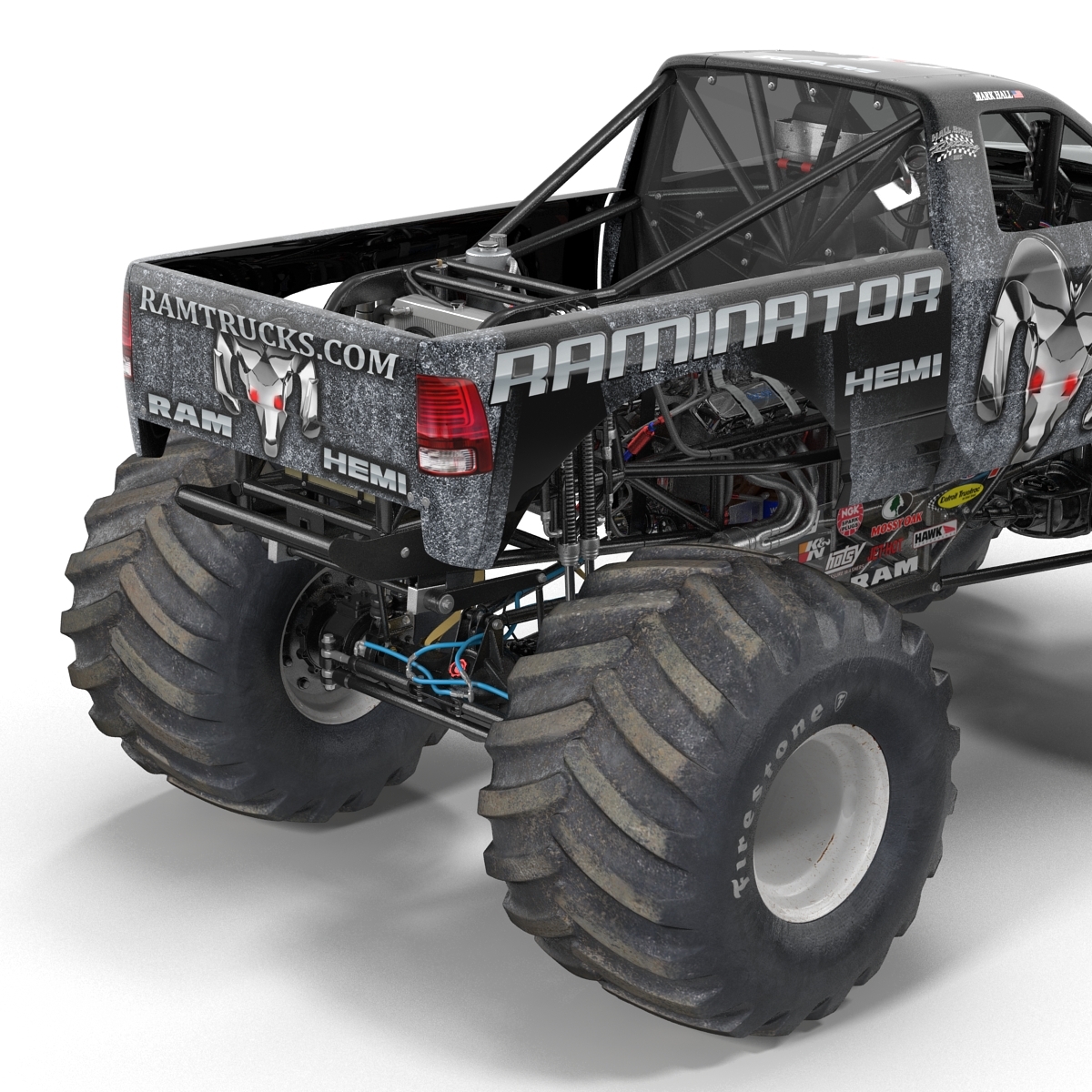 monster truck raminator rigged max