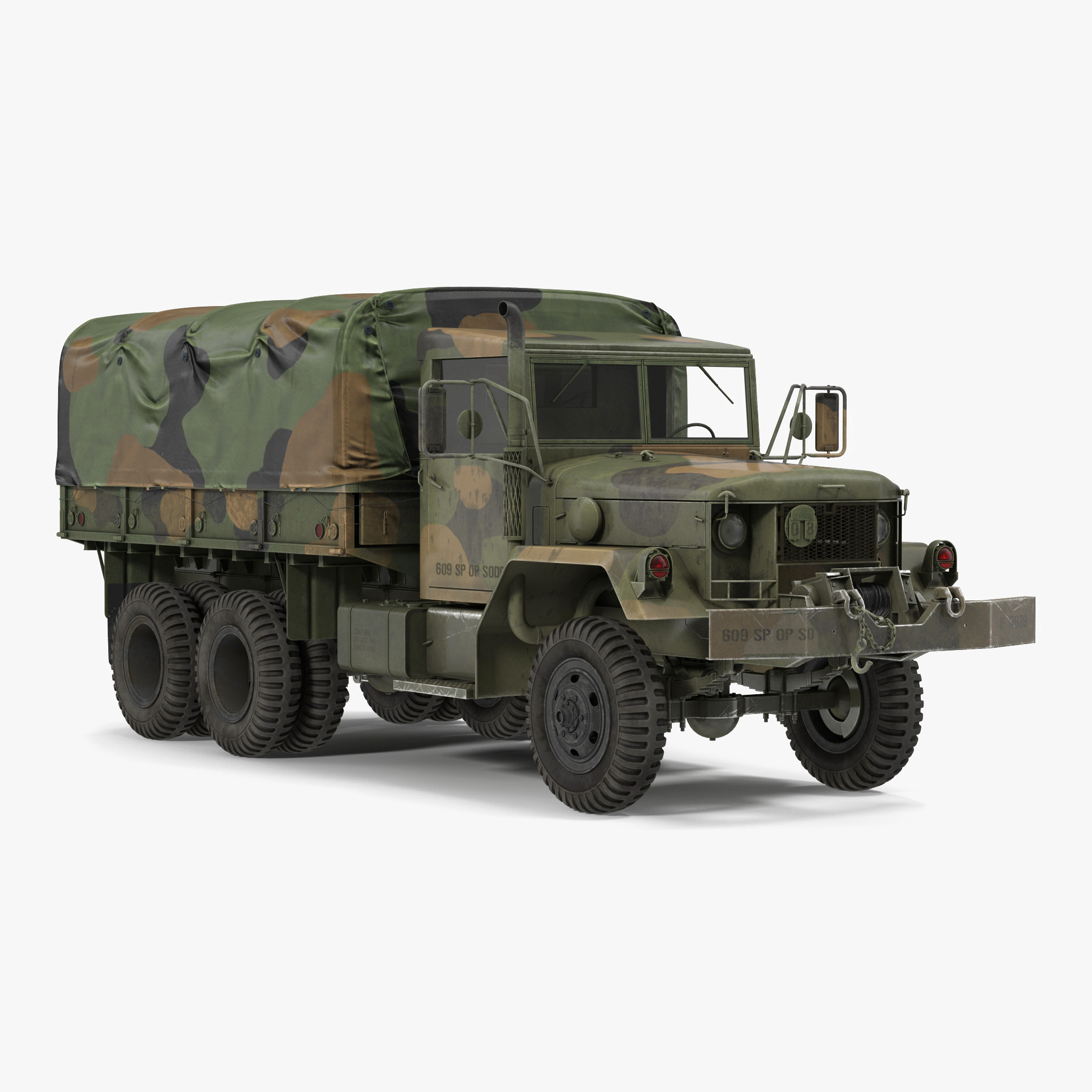 미국 군용화물 트럭 m35a2 Camo 3D 모델 - TurboSquid 1062741