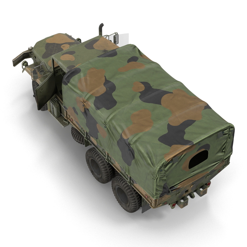 modèle 3D de Camion cargo militaire américain m35a2 Camo - TurboSquid ...