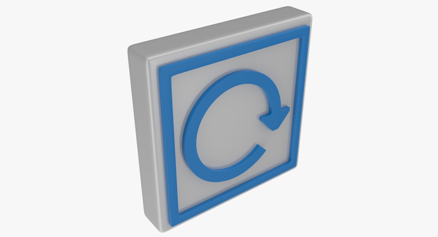 3d icon rewind