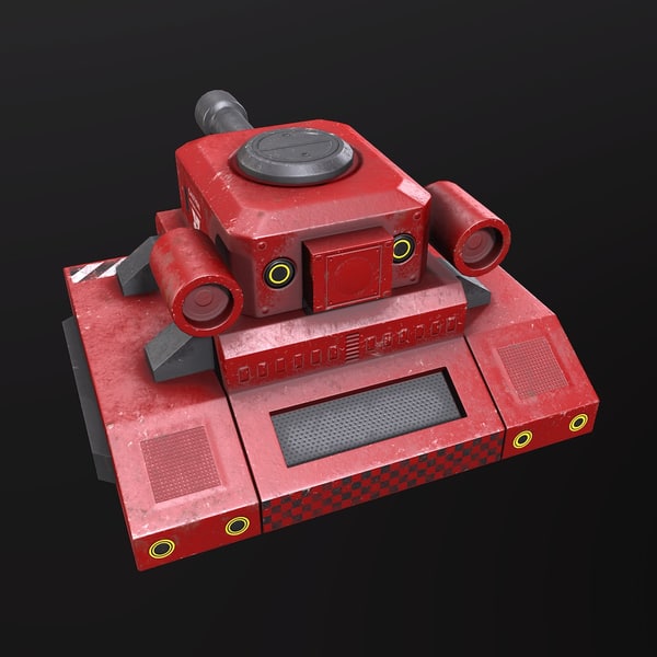 hover tank 3d max