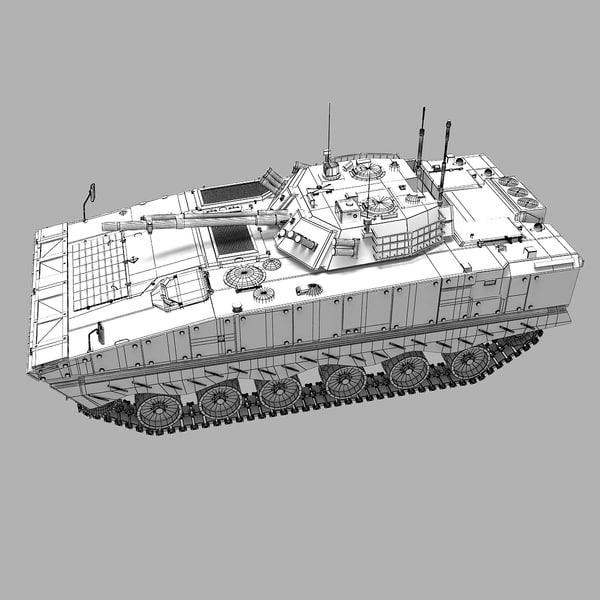 chinese zbd-04a pla ifv 3d model