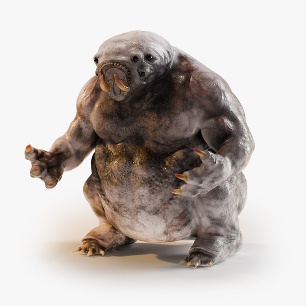 3d model fantasy creature monster anthony
