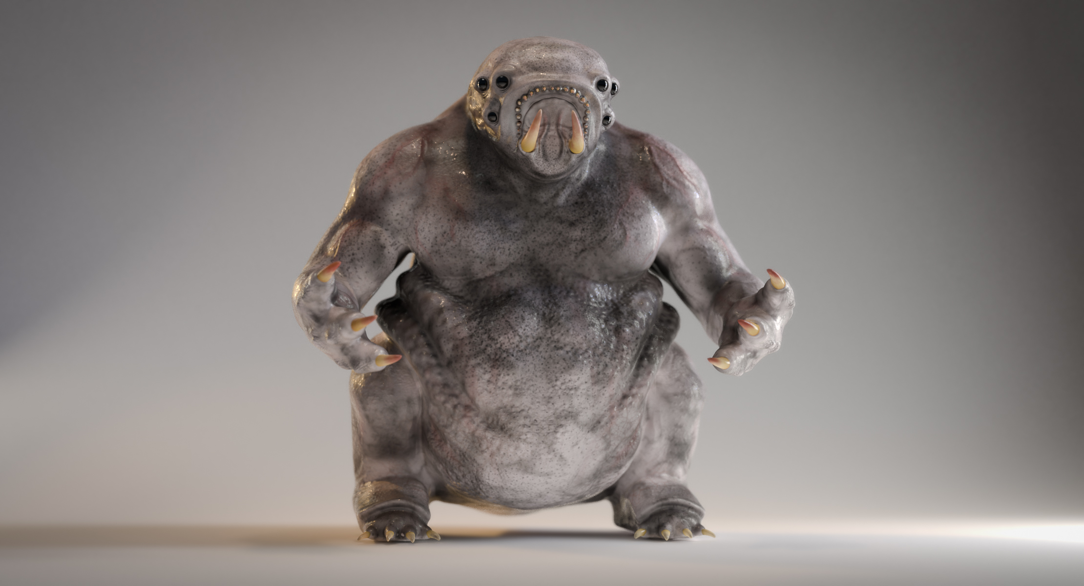 3d model fantasy creature monster anthony