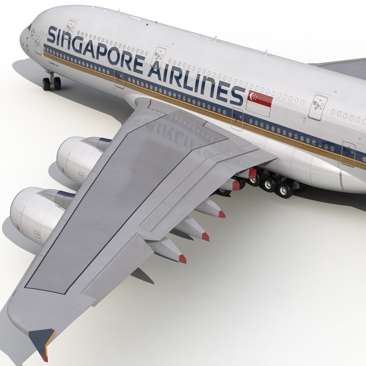 max airbus a380-900 singapore airlines