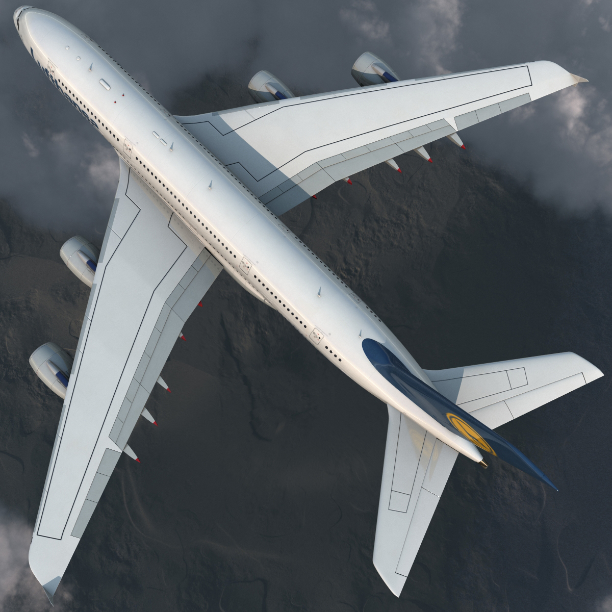 airbus a380-900 lufthansa rigged max