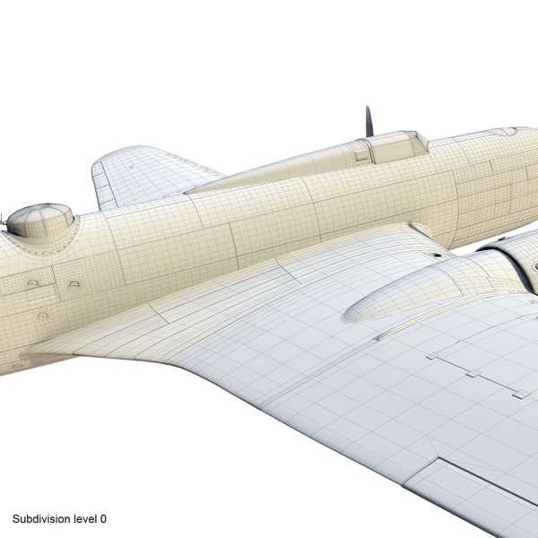 3d model db-3 bomber