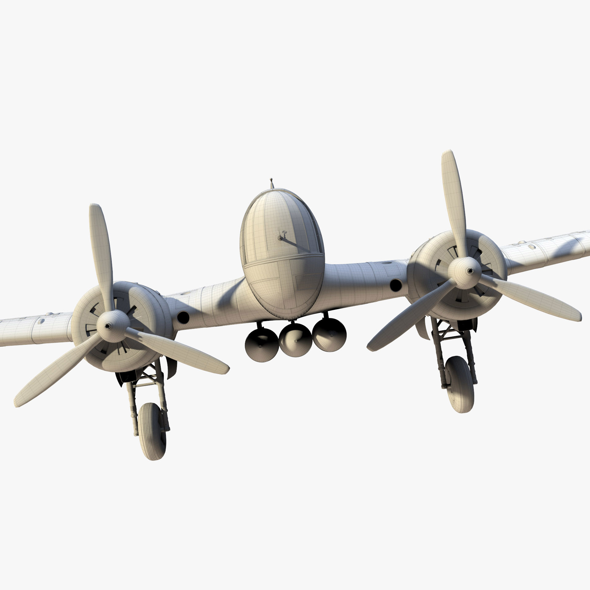 3d model db-3 bomber