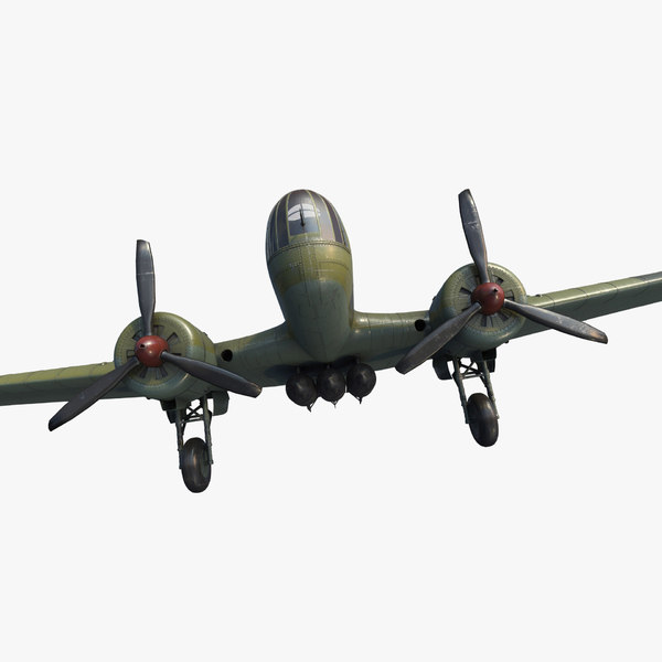 3d model db-3 bomber