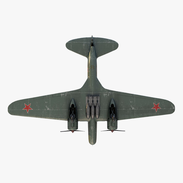 3d model db-3 bomber