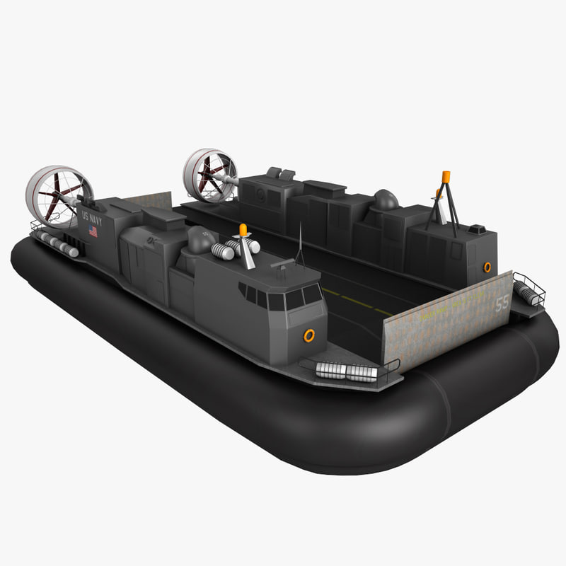 lcac hovercraft 3d max