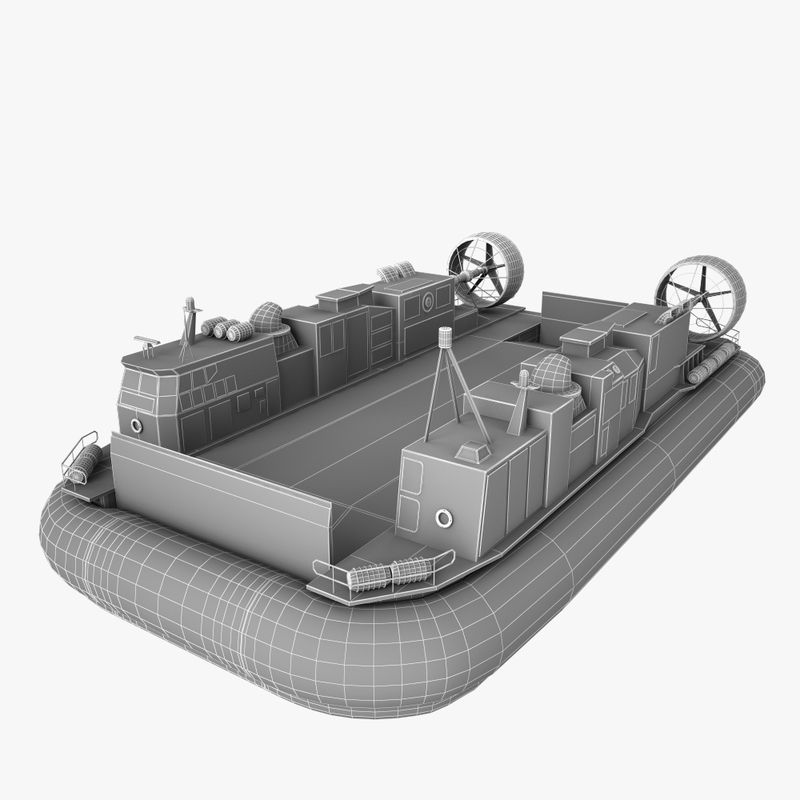 lcac hovercraft 3d max