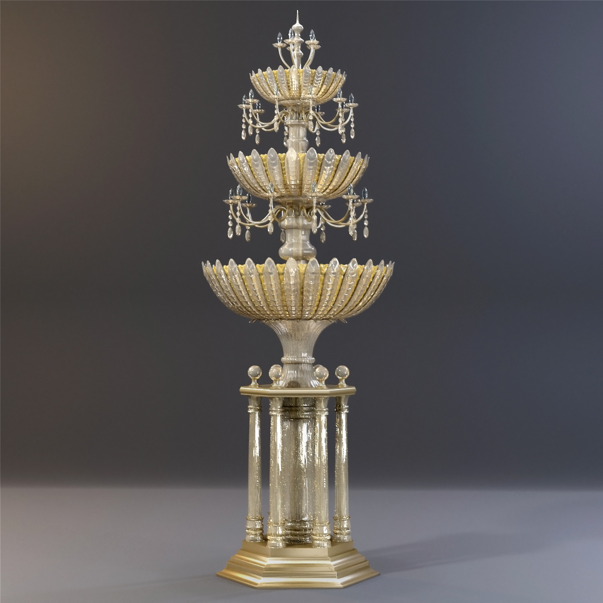 modèle 3D de Fontaine de luxe - TurboSquid 1063971