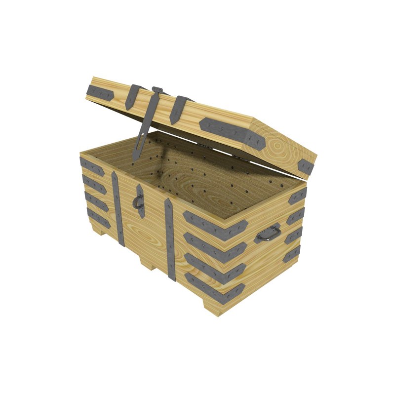 3d blend blender strong chest