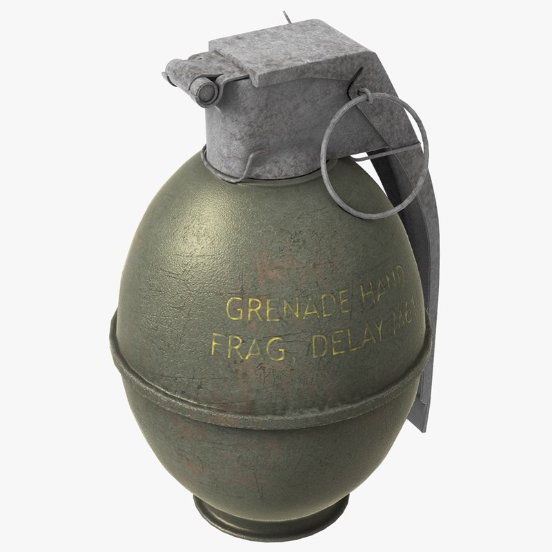 grenade m61 3d model