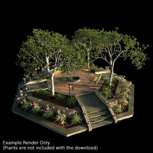 Garden Blender Models for Download | TurboSquid