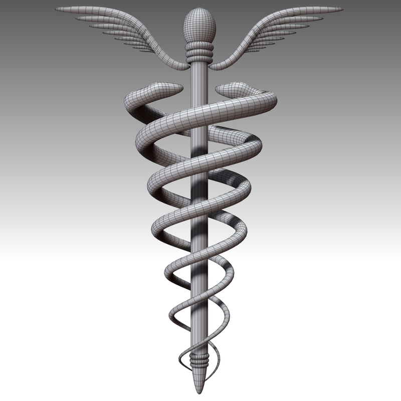 medical symbol 3d max