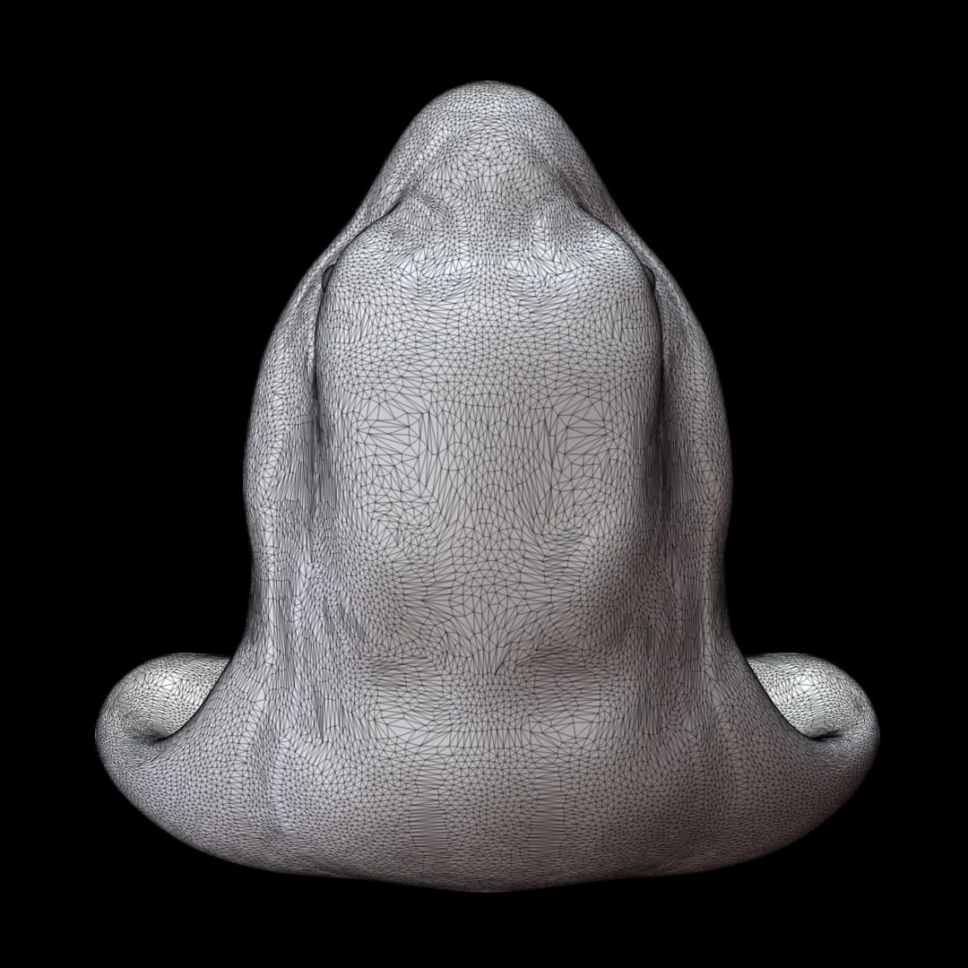 3d snake head sculpture