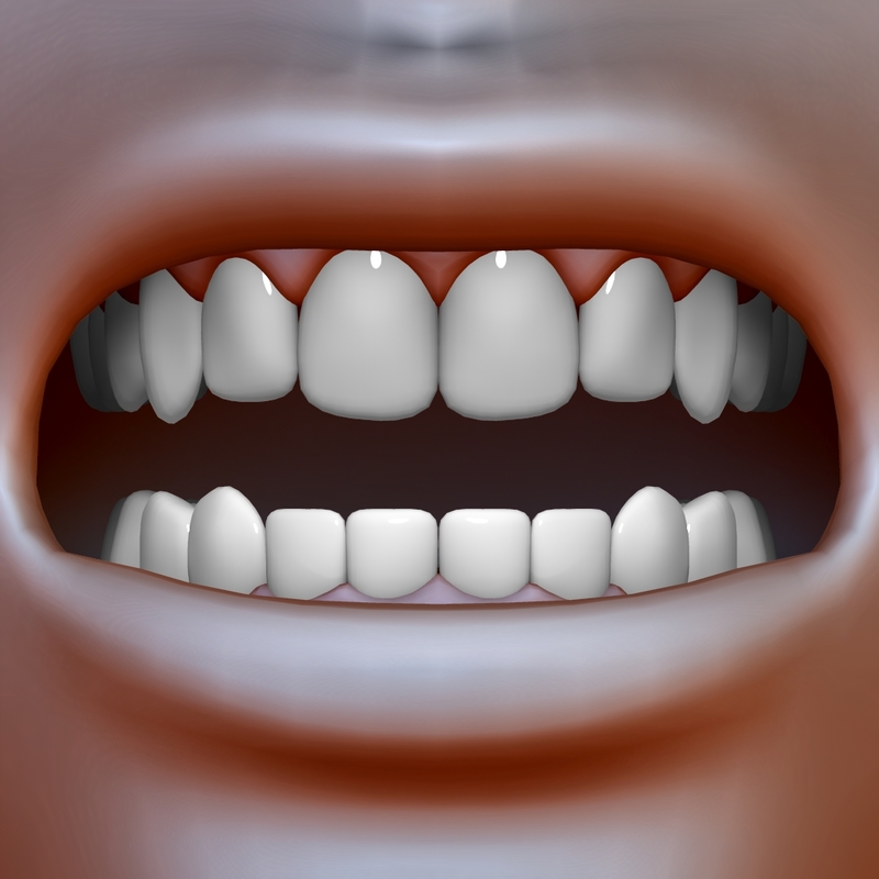 teeth 3d c4d