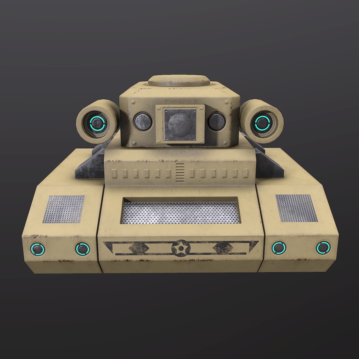 hover tank 3d max