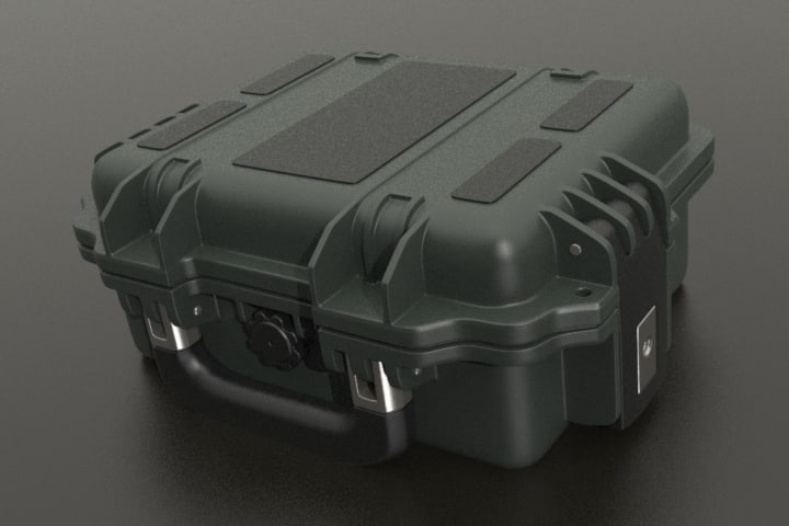 pelican case 3d max