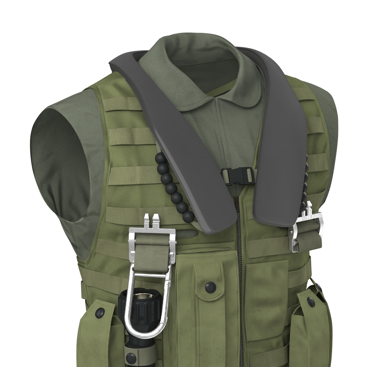 3d model military vest