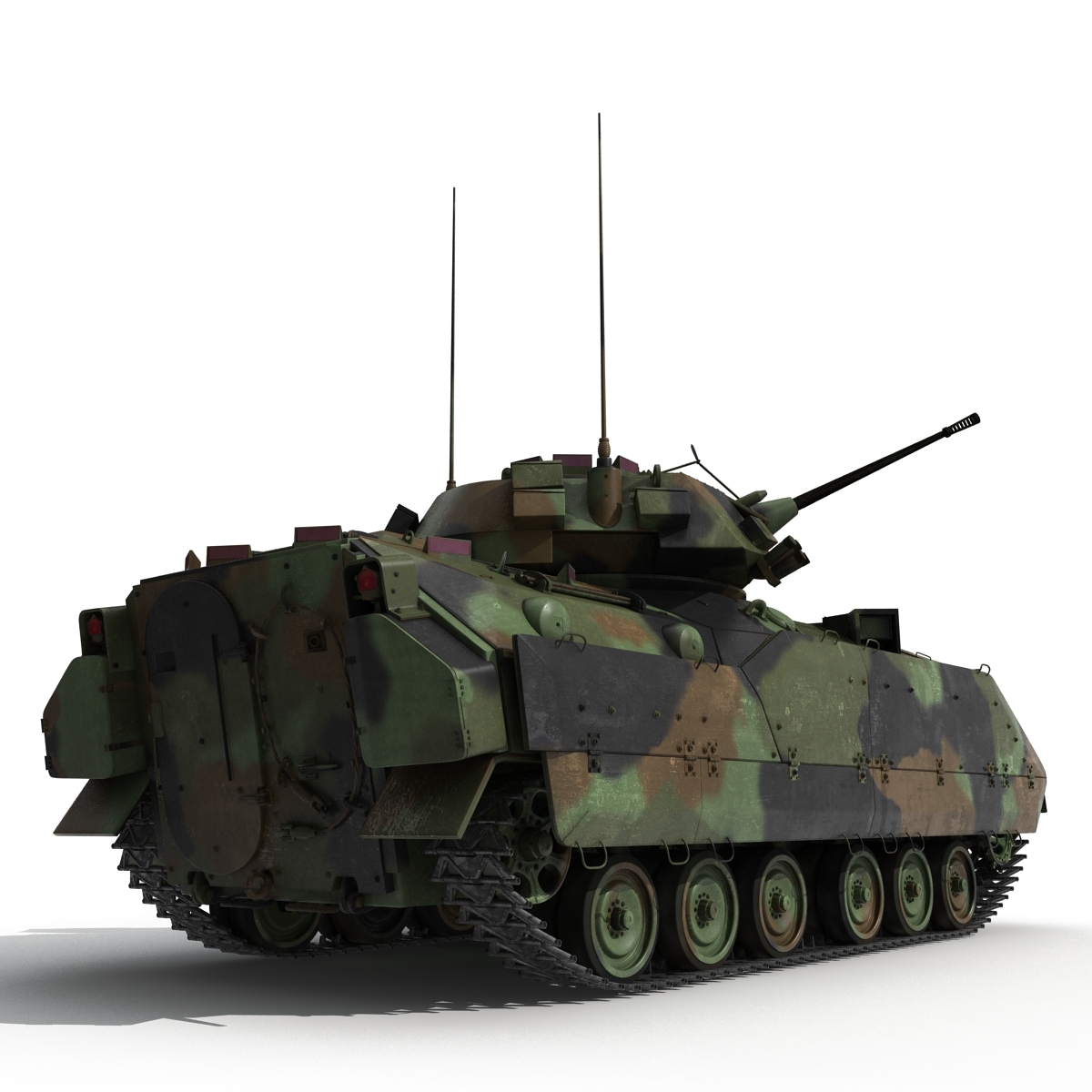 3d infantry fighting vehicle bradley m2 model