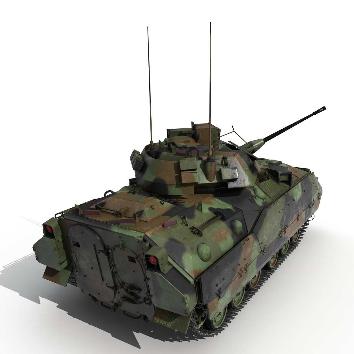 3d infantry fighting vehicle bradley m2 model