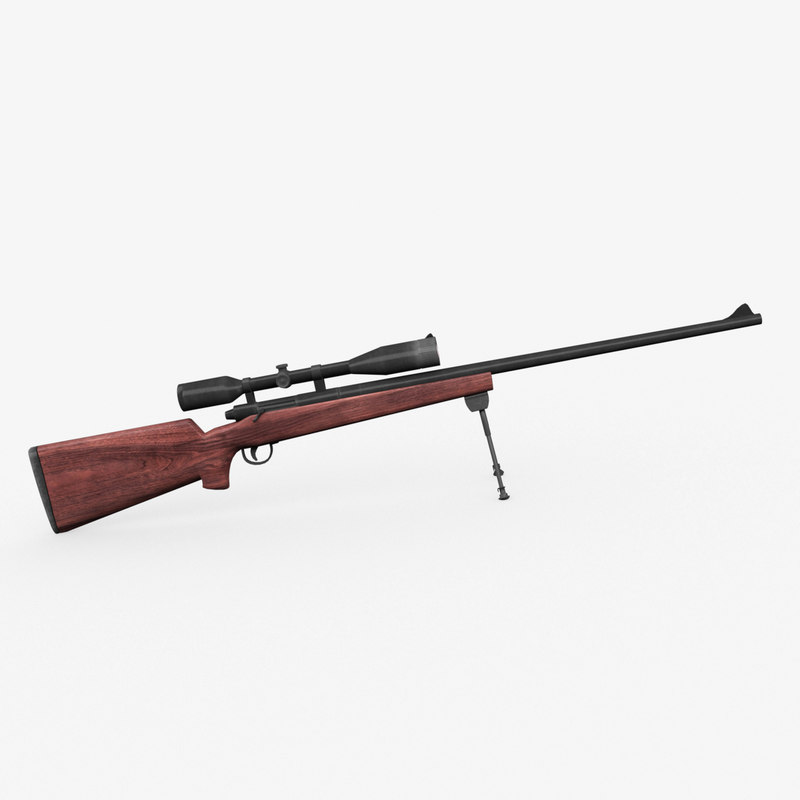 m40 rifle sniper 3d model