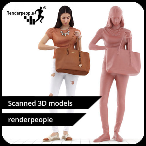 3d photorealistic human belle 0311 model