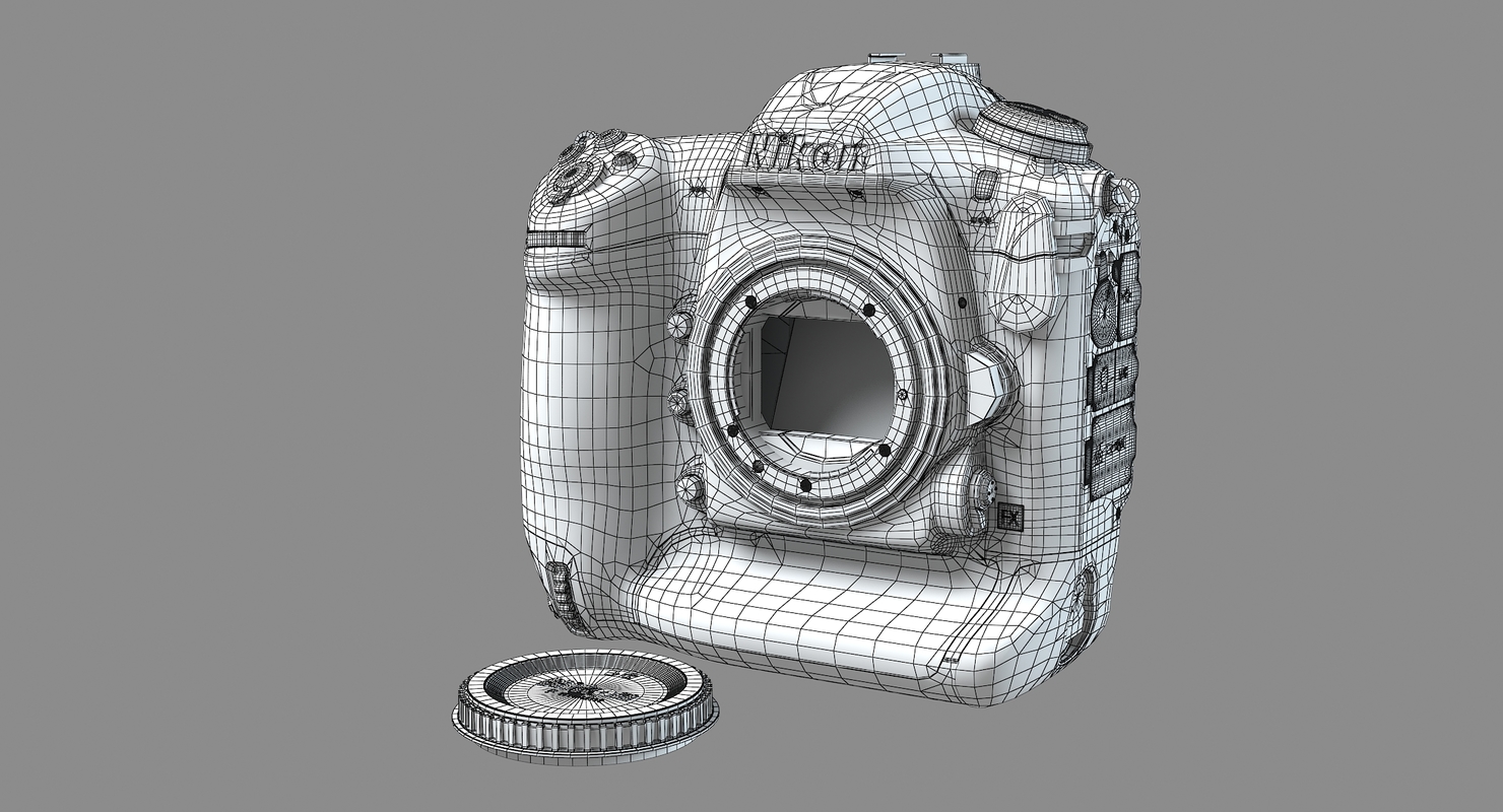 nikon d5 3d model