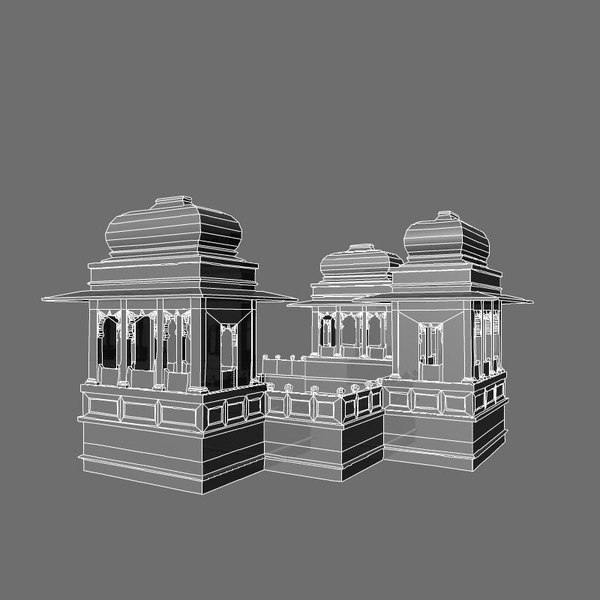 3d max temple tomb