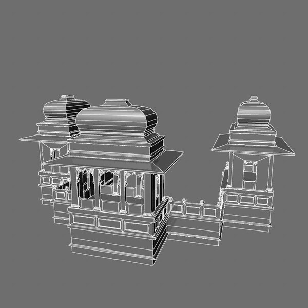 3d max temple tomb