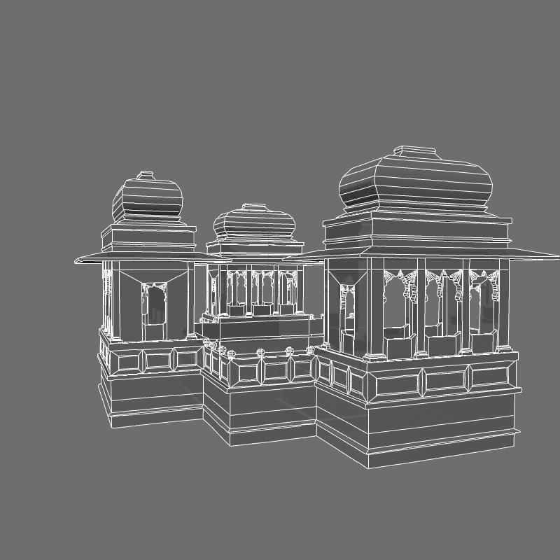 3d max temple tomb