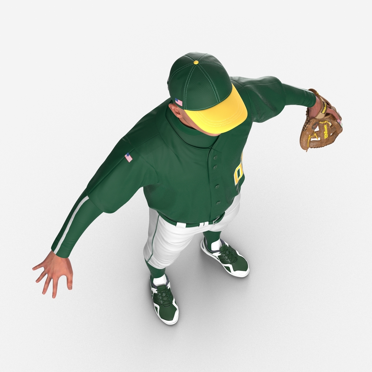baseball player generic 3d max