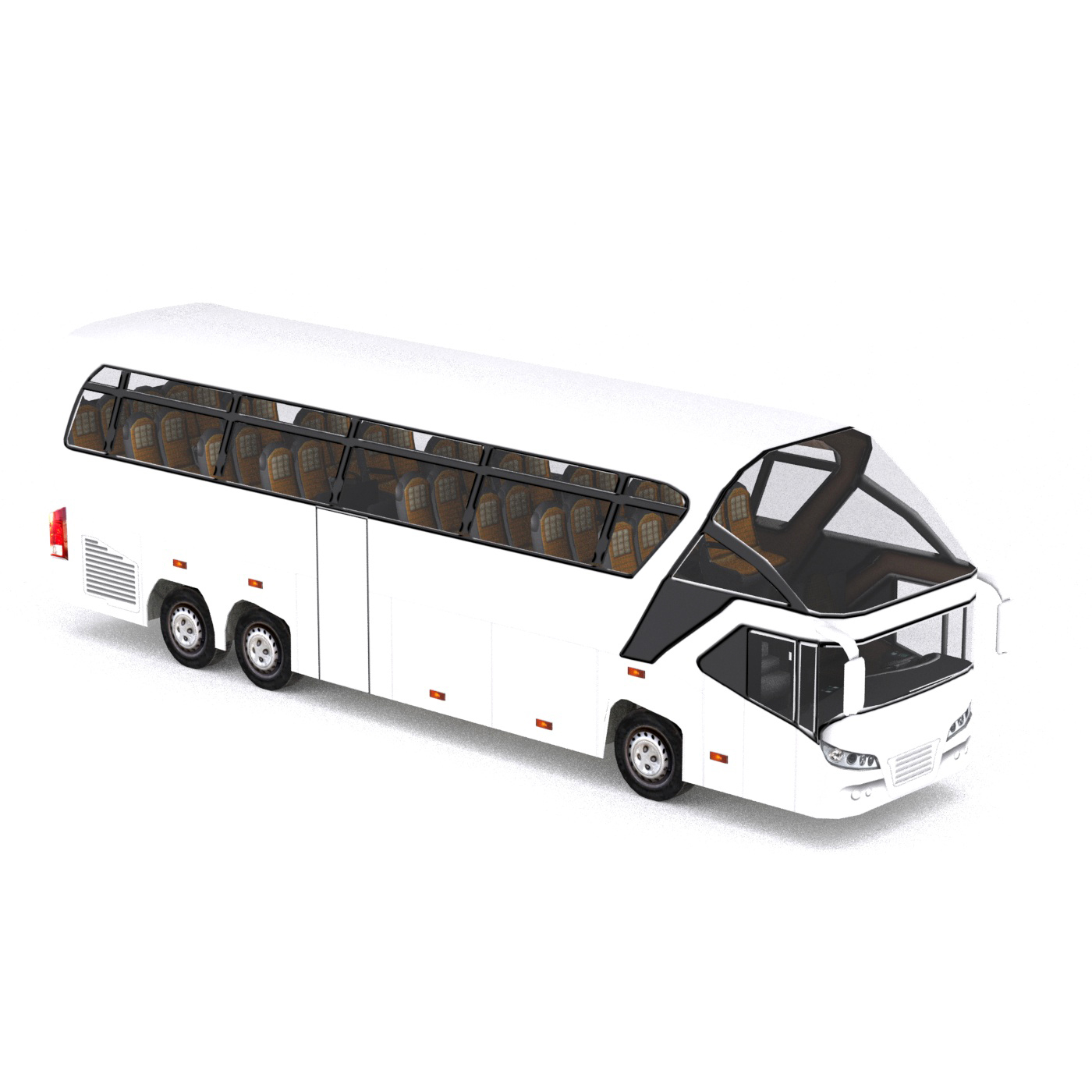 coach bus 3d max