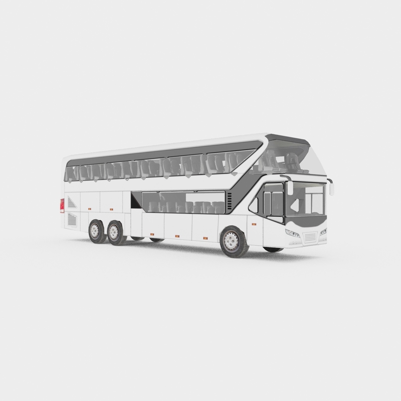 coach bus 3d model
